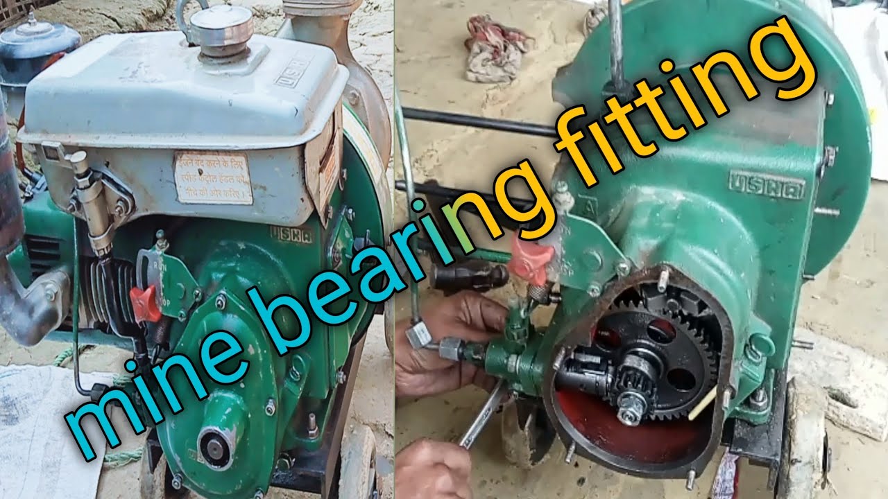 Usha diesel engine mine bearing fitting।। Usha diesel engine repair।।cd ...