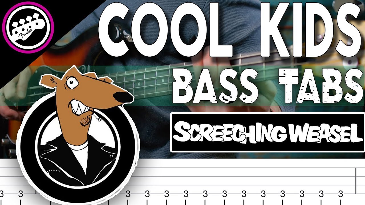 Screeching Weasel - Cool Kids | Bass Cover With Tabs in the Video - YouTube