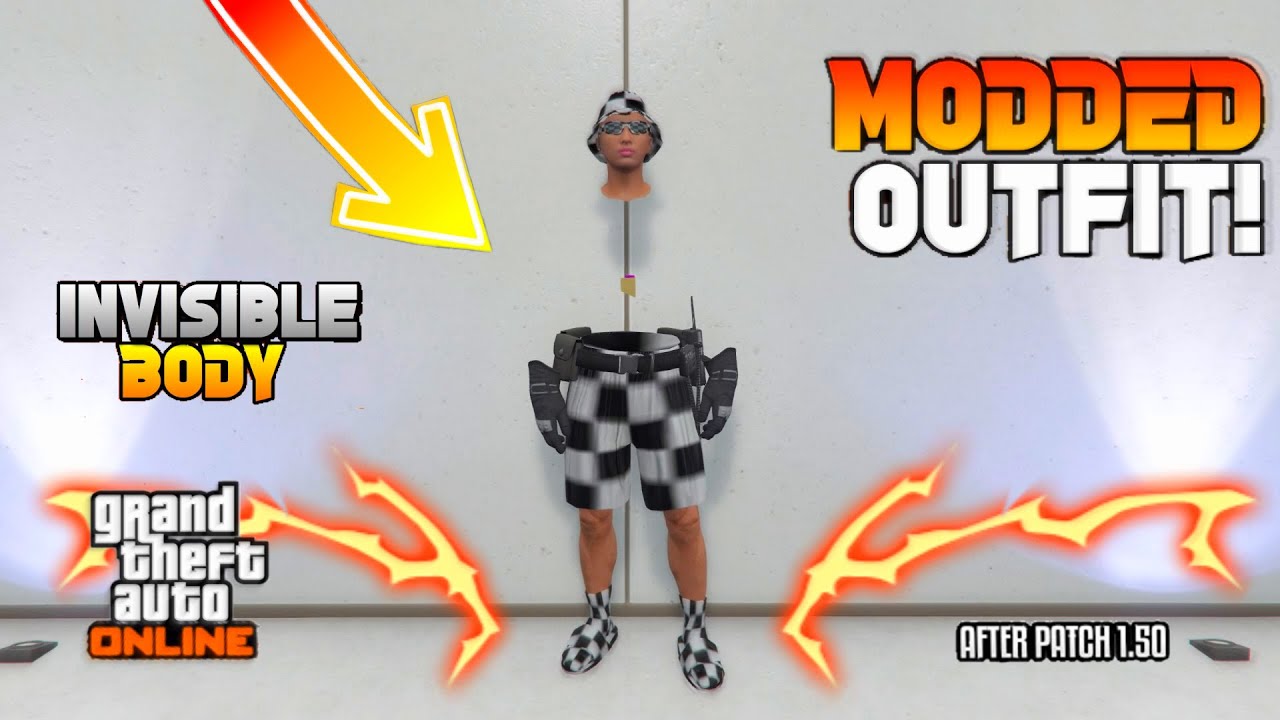 *NEW* How To Get A Invisible Checkered TryHard Modded Outfit W/ Cop ...