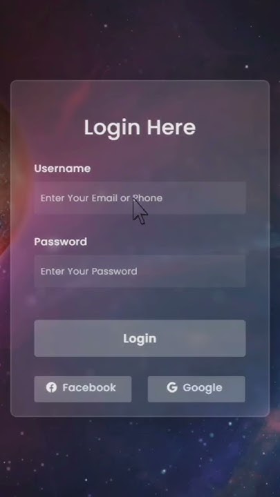 Cara Membuat Login Page HTML CSS 2023 #mengareit #htmlcss #shorts #2023 - YouTube