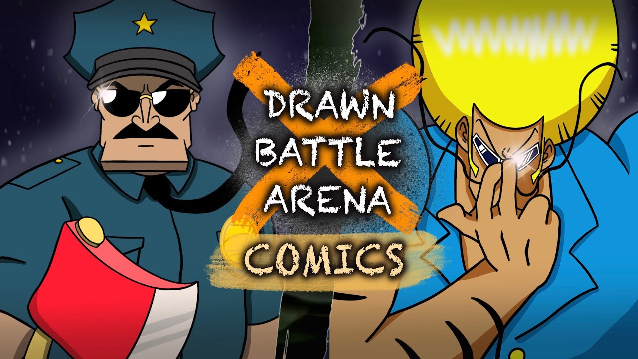 Axe Cop VS Bobobo-bo Bo-bobo - Drawn Battle Arena: Comics EP1 - YouTube