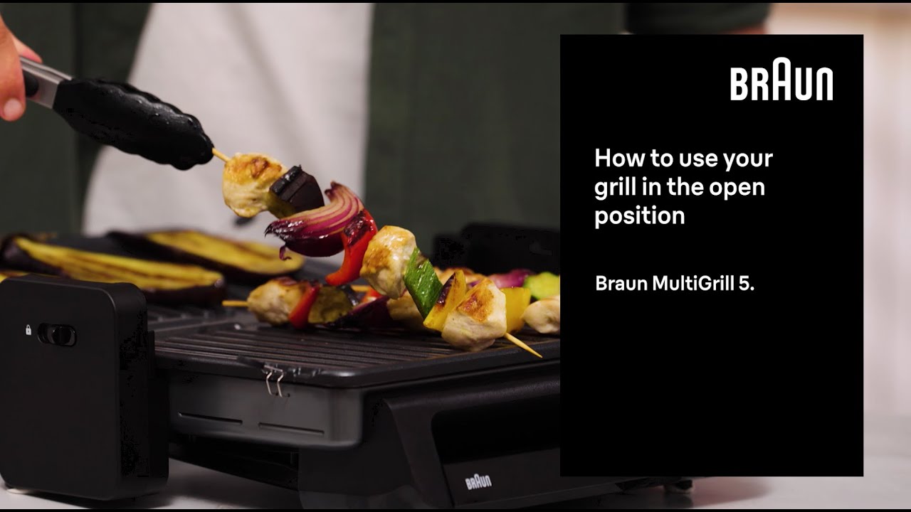 MultiGrill 5 | How to use your grill in the open position - YouTube