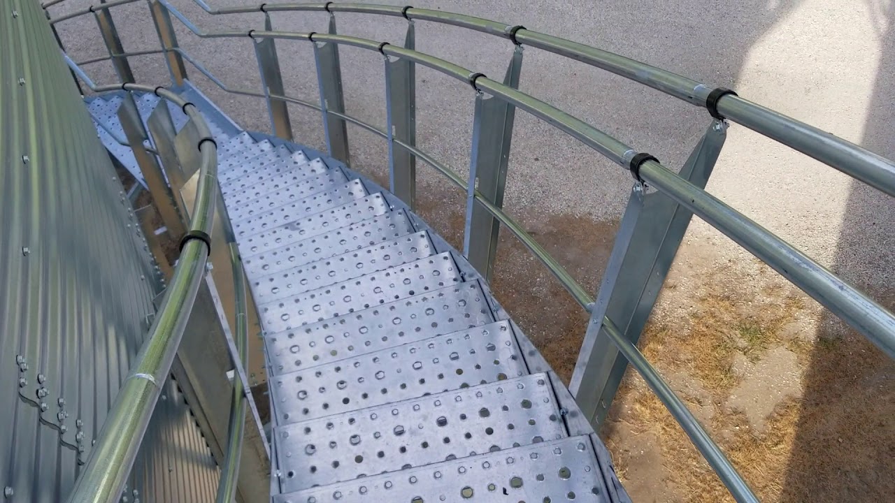 A walk down the A-Series Sidewall Stairs - YouTube