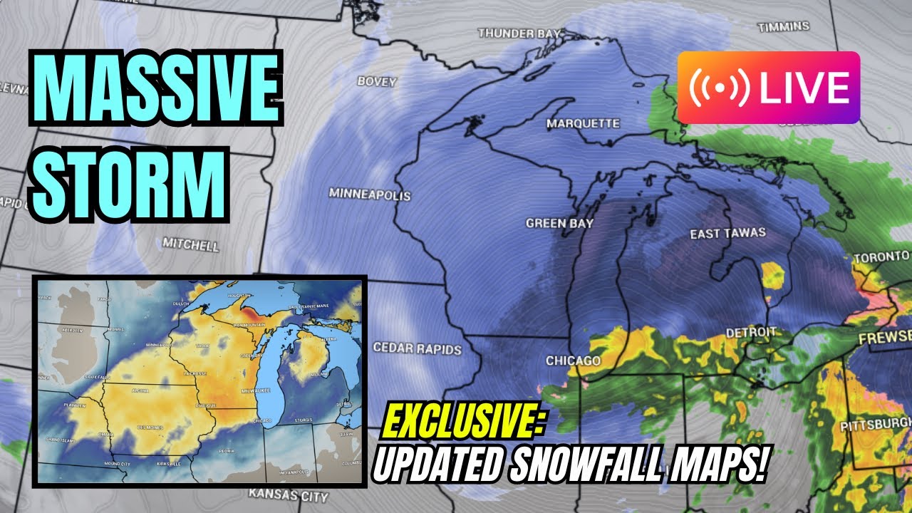 Coverage of the upcoming winter storm, severe weather threat - YouTube