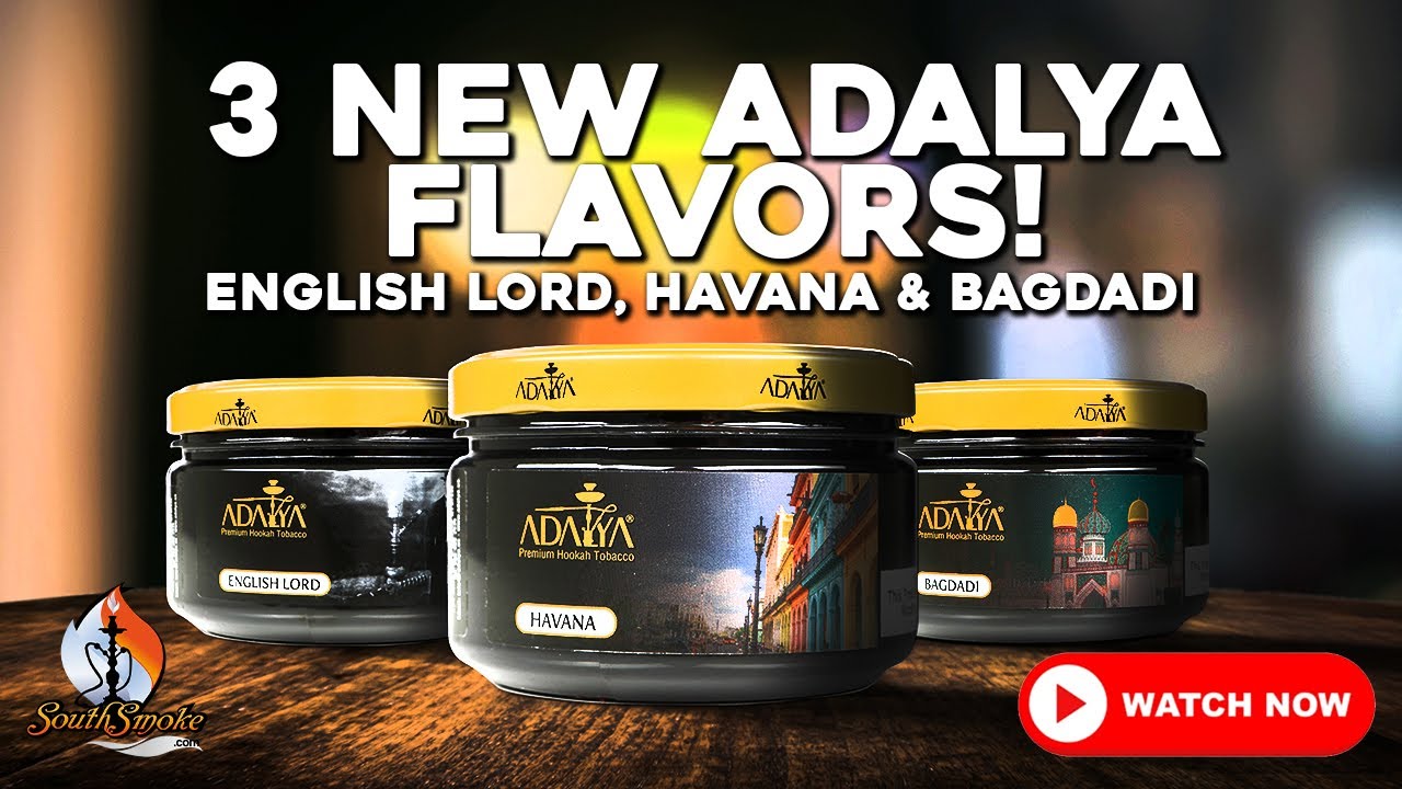 3 New Adalya Shisha Flavors - English Lord, Havana, and Bagdadi - YouTube