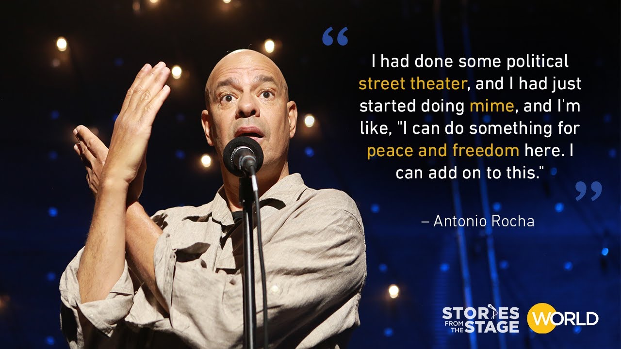 Antonio Rocha's Miming Stops Hate to Bring Peace 🕊️ in Brazil - YouTube