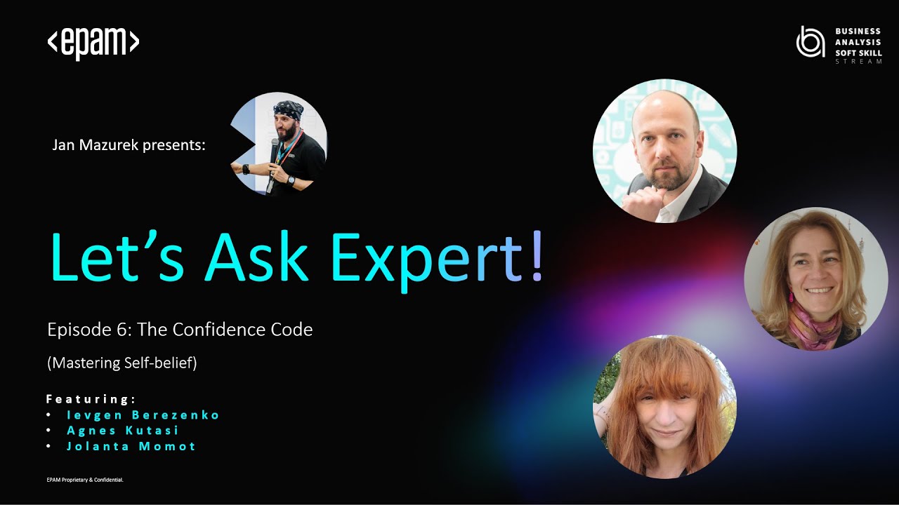 Let's Ask Expert! Episode 6: The Confidence Code - YouTube