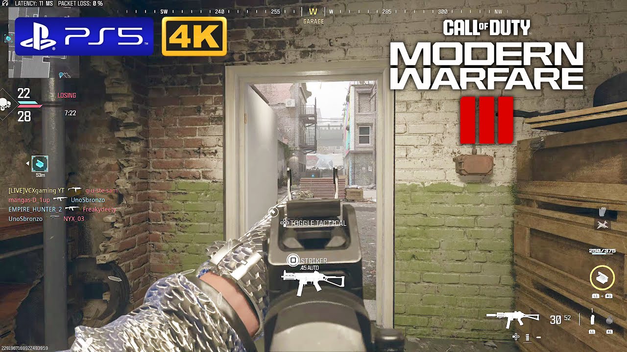 MW3 PS5 4K Gameplay | SKIDROW with STRIKER - YouTube