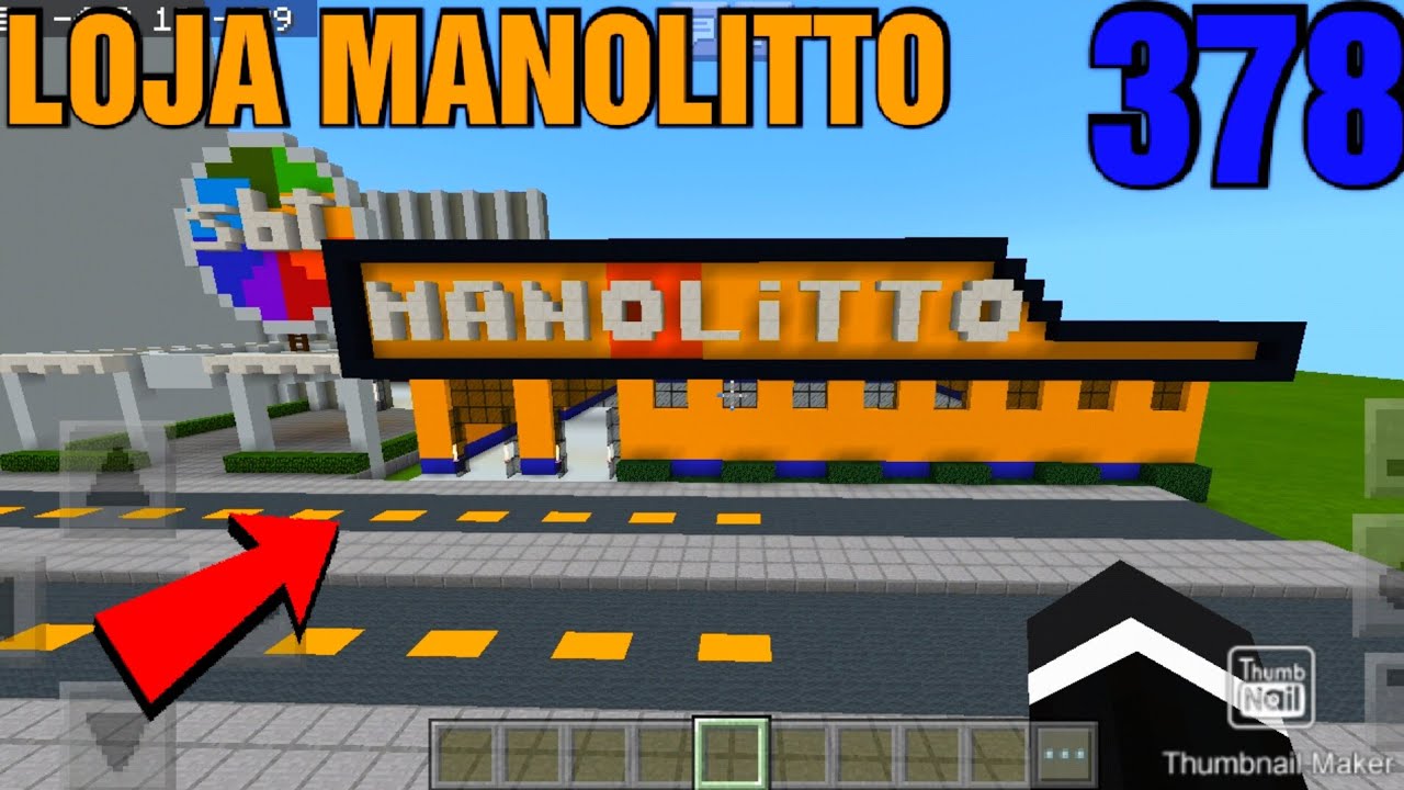 CONSTRUIR uma LOJA MANOLITTO no MINECRAFT-construindo uma cidade #378 ...