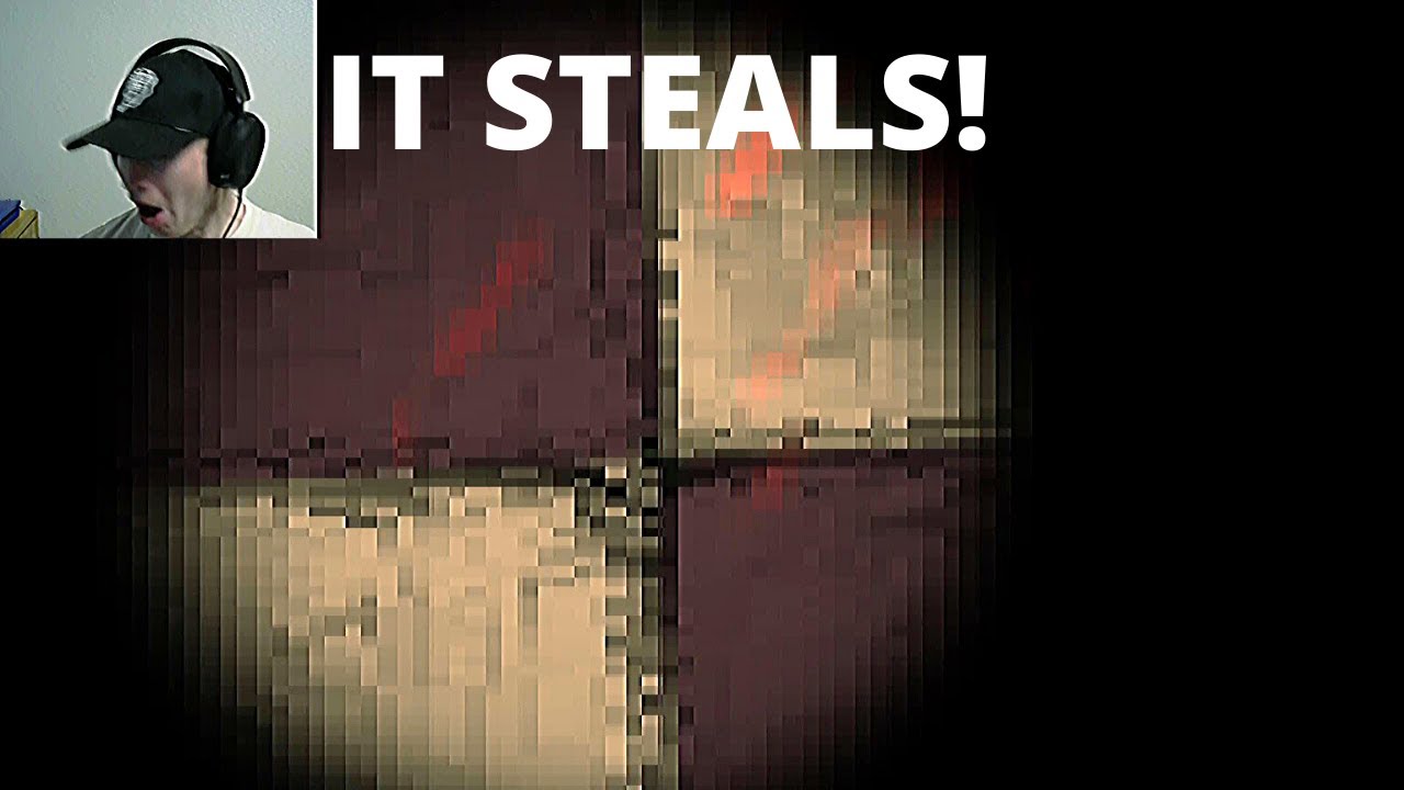 IT STEALS!! - Horror game - YouTube