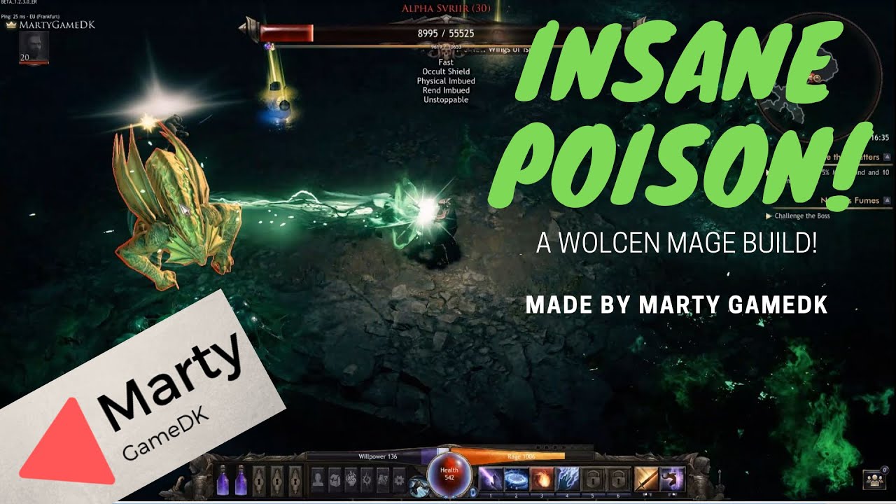 Wolcen Lords Of Mayhem Beta | Poison Ailment Mage Build Guide - YouTube