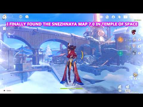 I Finally Found the Snezhnaya Map 7.0 in Temple of Space : Genshin Impact Secret Revealed