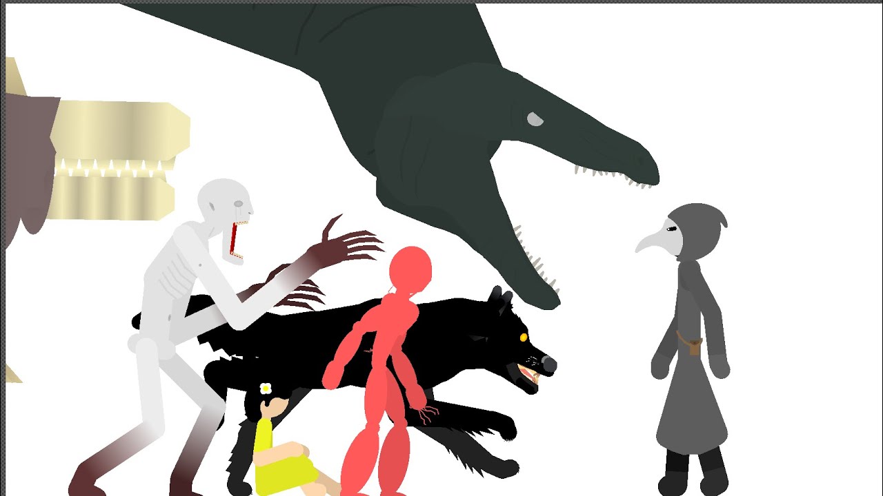 Scp 049 VS all SCPs (STICKNODES) - YouTube