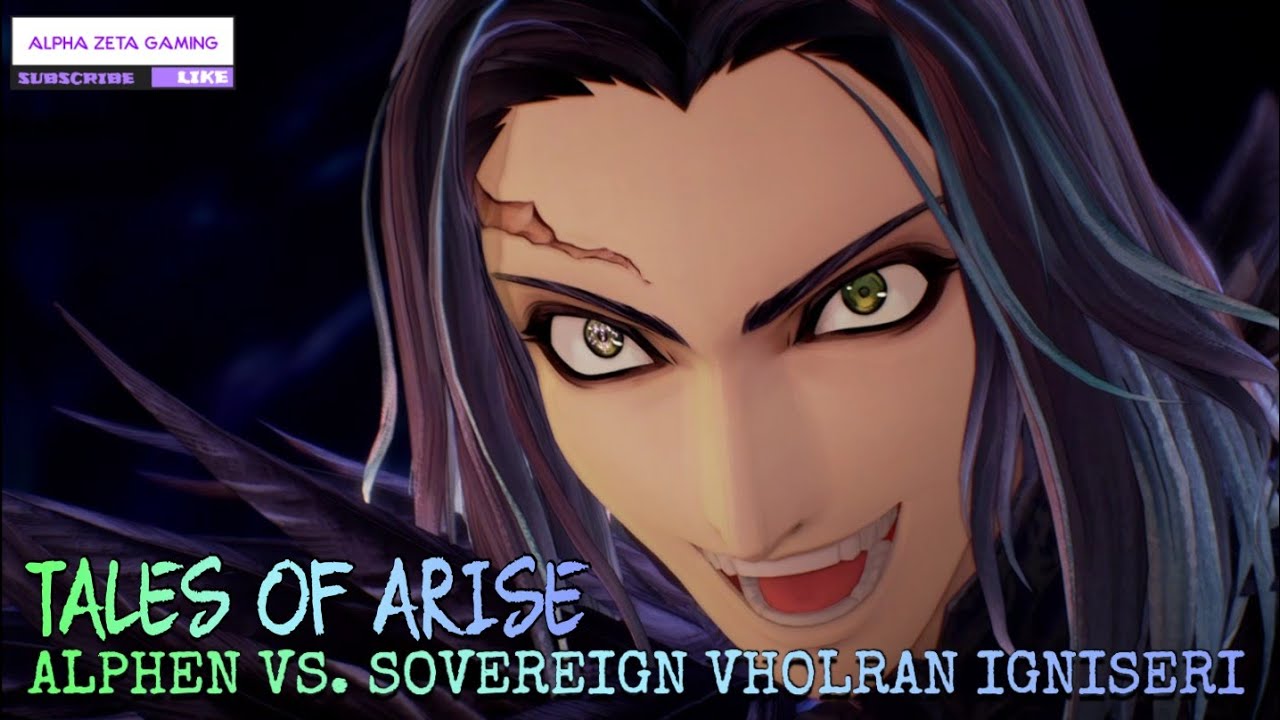 Tales Of Arise - Alphen Vs. Sovereign Vholran Igniseri - YouTube