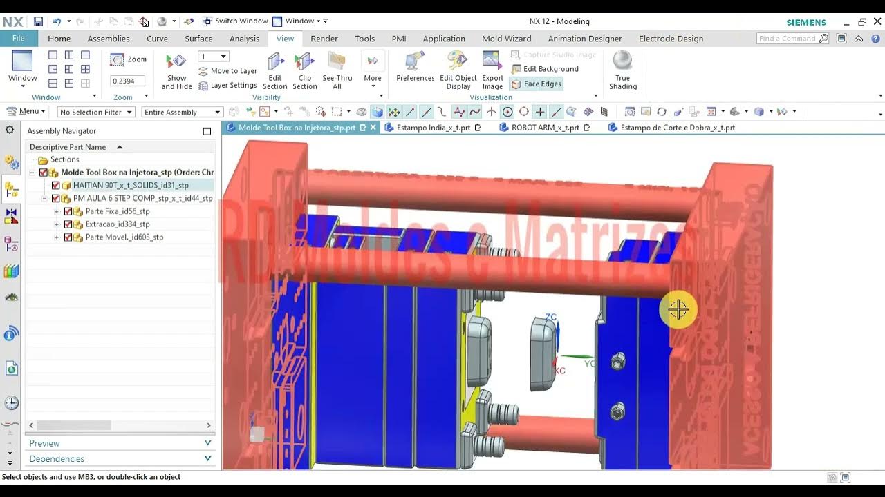 #35 Aula 1 #tutorial Como exportar arquivos do Nx Siemens Ug para Iges ...