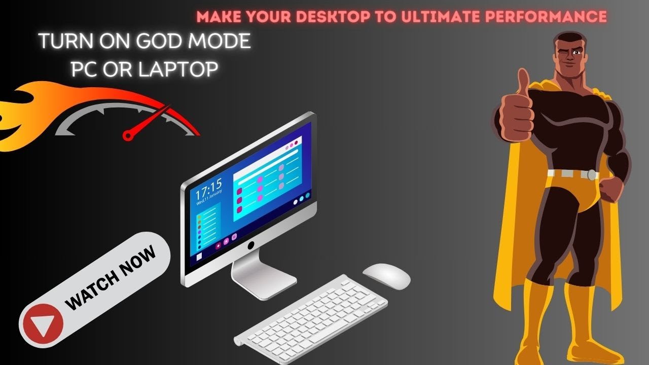 MAKE YOUR DESKTOP ULTIMATE PERFORMANCE AND TURN ON GOD MODE PC OR ...