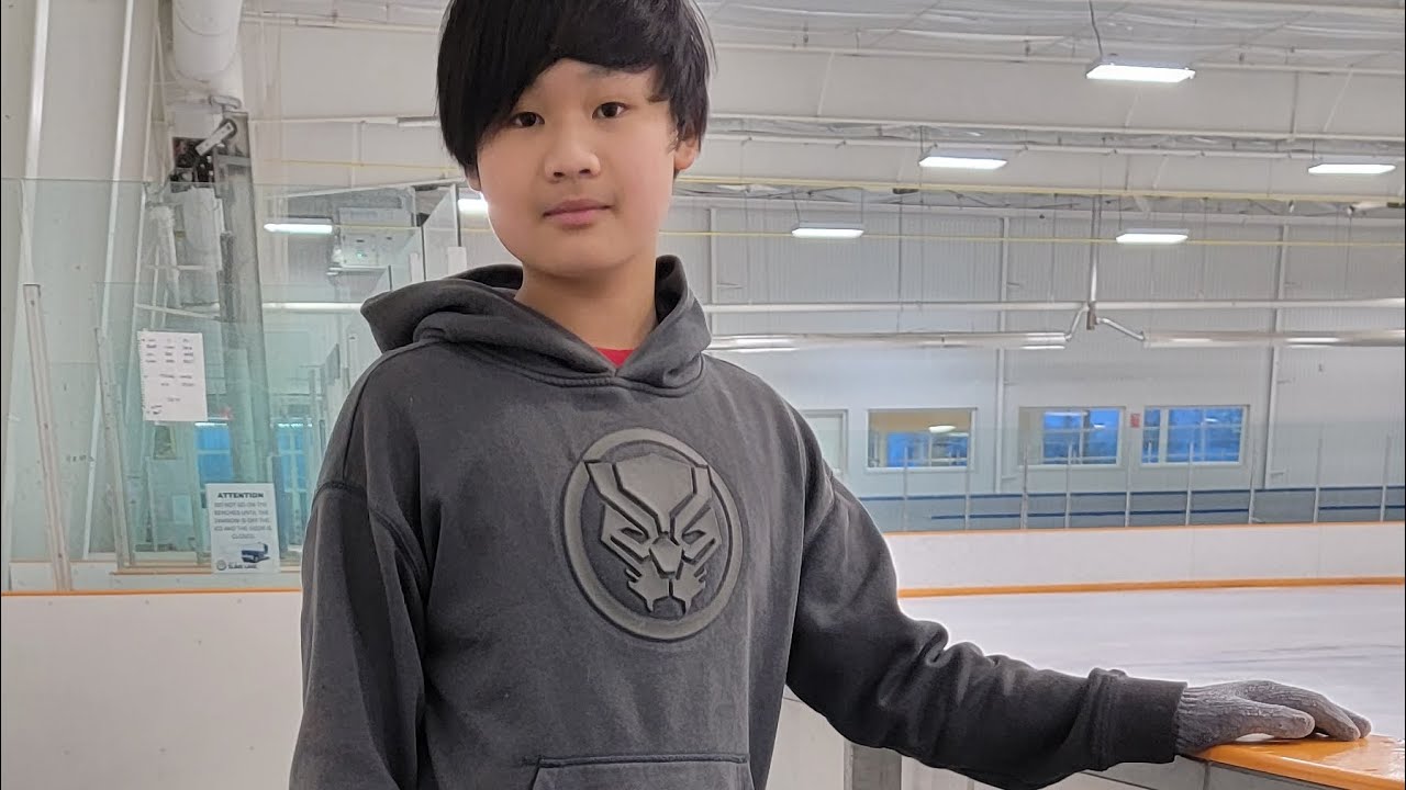 MRC Slave Lake ice skating First day of learning to ice skate - YouTube