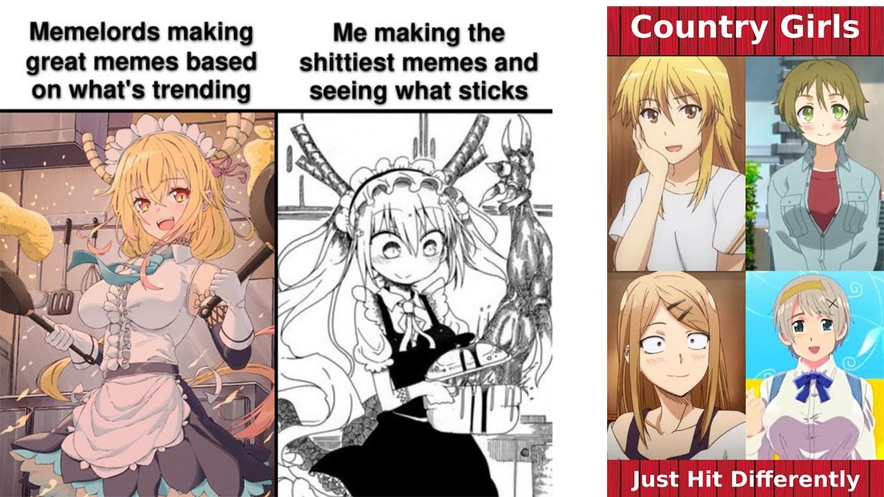 ANIME MEMES ~ The thought process is there is no thought process. - YouTube