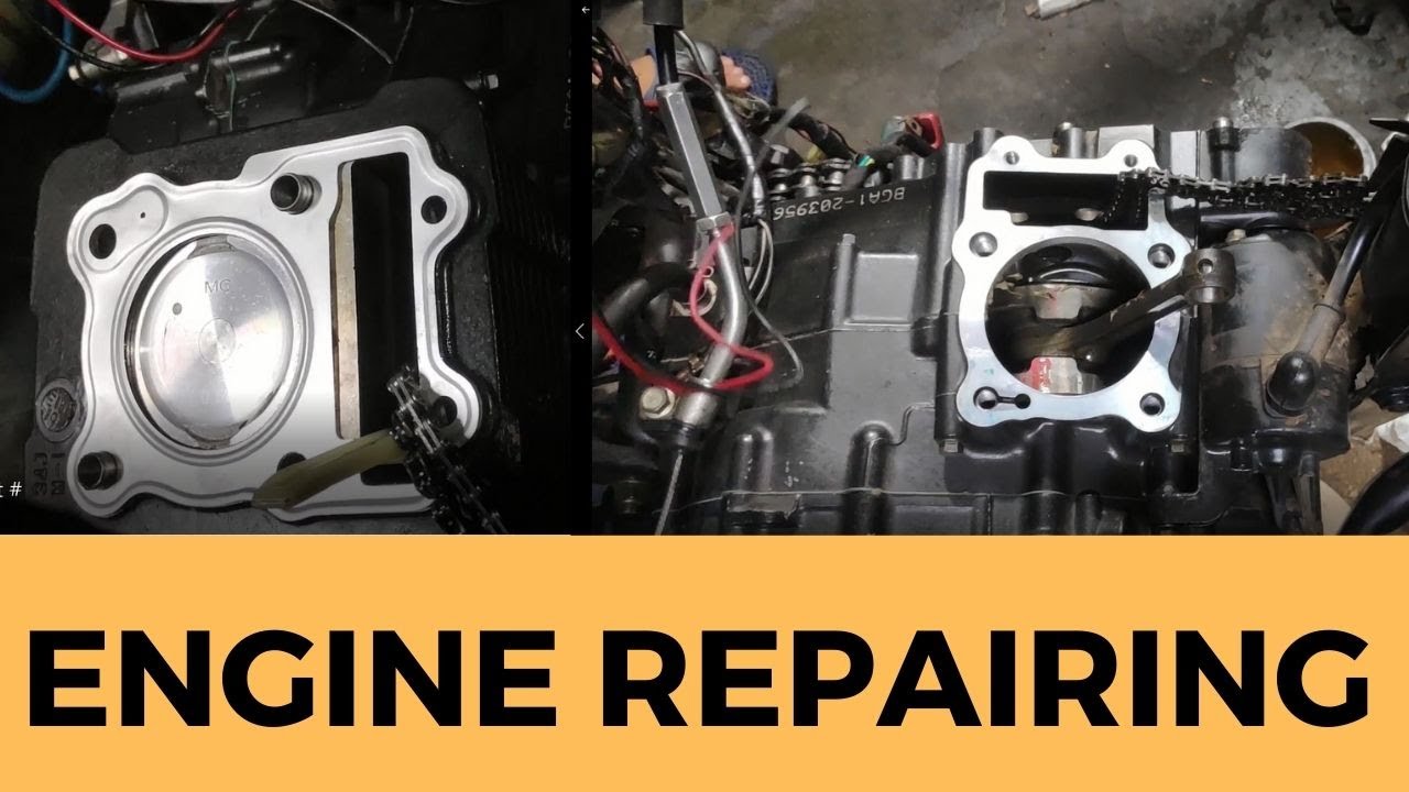 Engine repairing |Bike problem| CK Auto Repair - YouTube