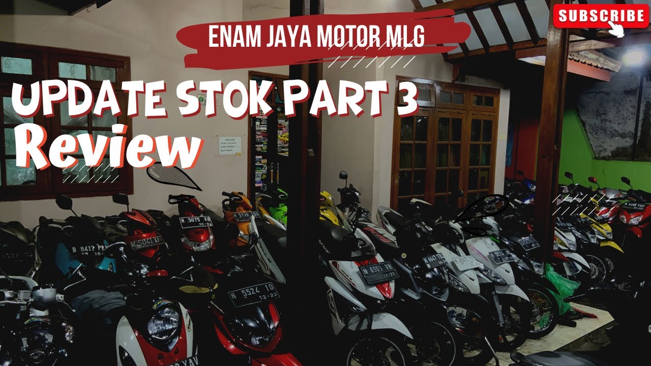 JUAL BELI MOTOR BEKAS BERKUALIATAS MALANG ️ ENAM JAYA MOTOR - YouTube