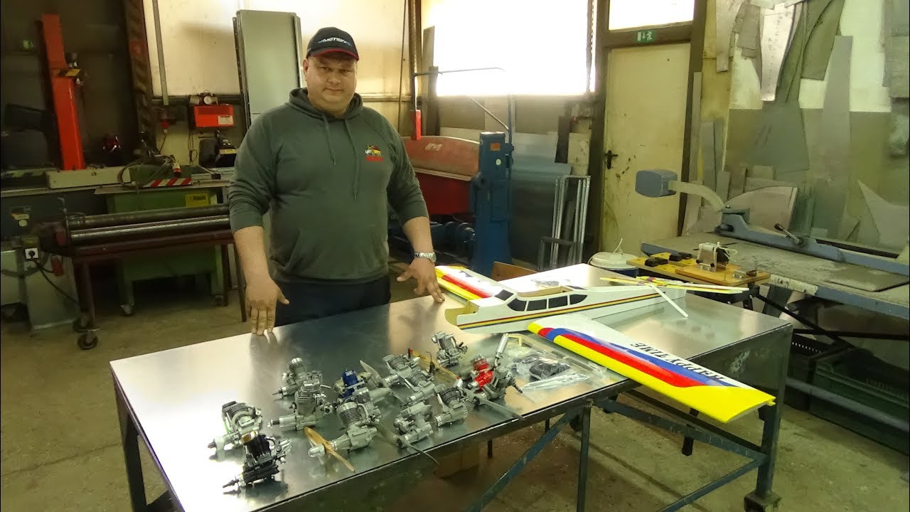 RC Nitro Trainer Happy Time 40 TEST PLANE Unboxing - YouTube