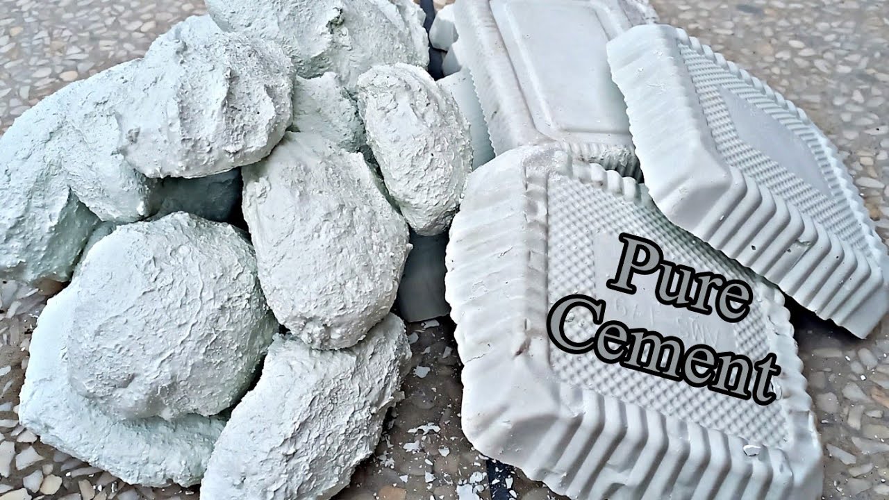 Pure cement asmr | Pure cement crushing | Moonstone | serpentine stone ...