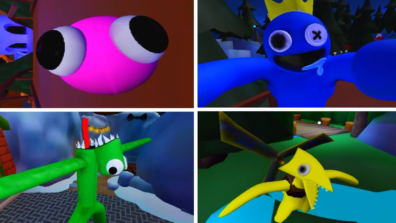 Rainbow Friends Chapter 2 Monster Rp jumpscare gameplay - YouTube