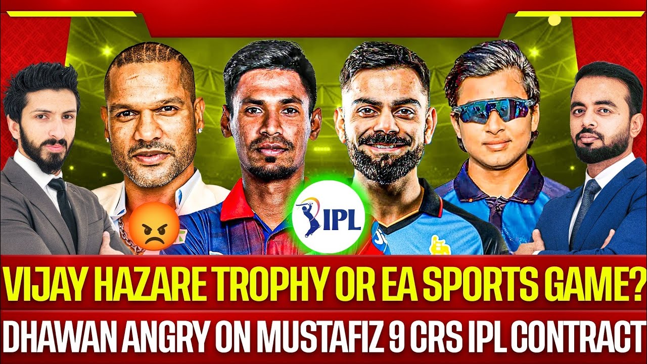 Pak Players Prefer BBL | Dhawan Angry on Mustafiz 9 Crs IPL | Vijay ...