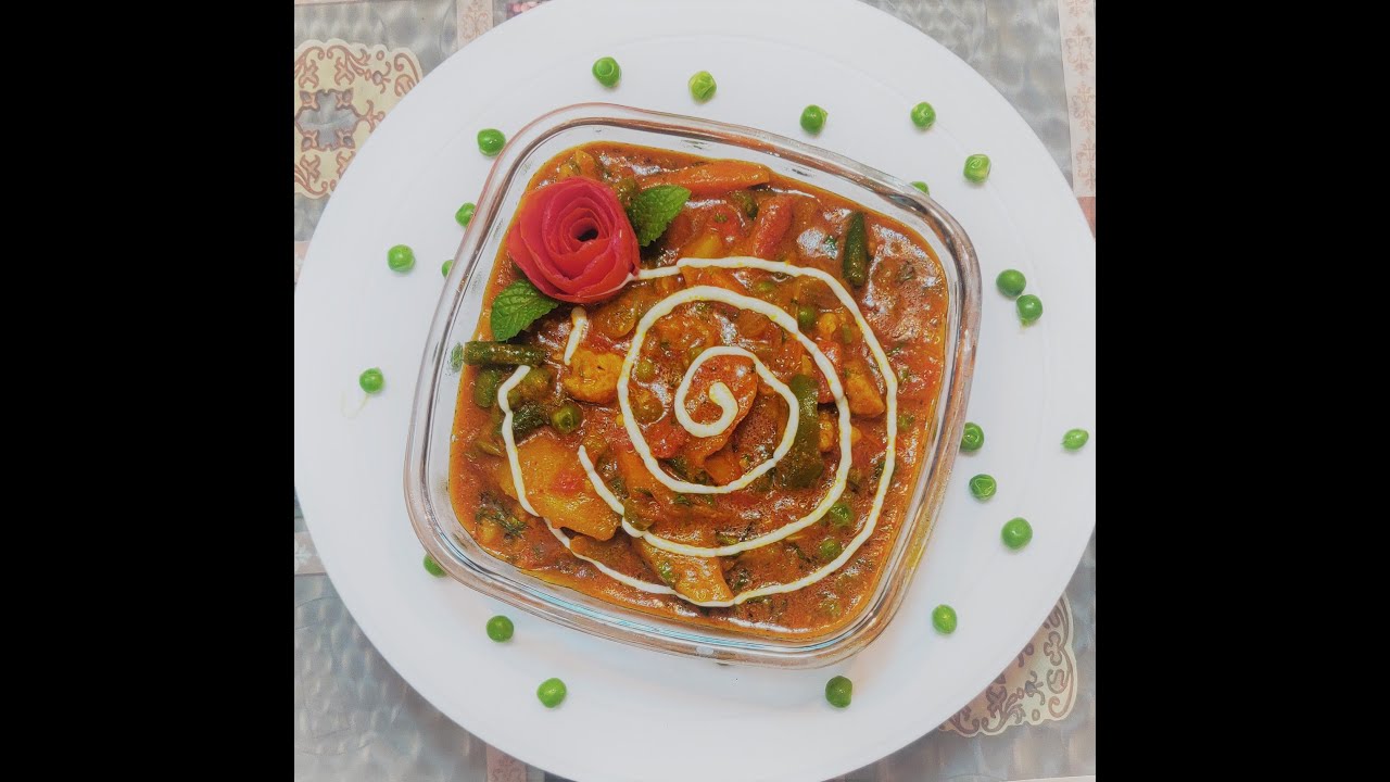 Mixed Vegetable Restaurant Style - YouTube