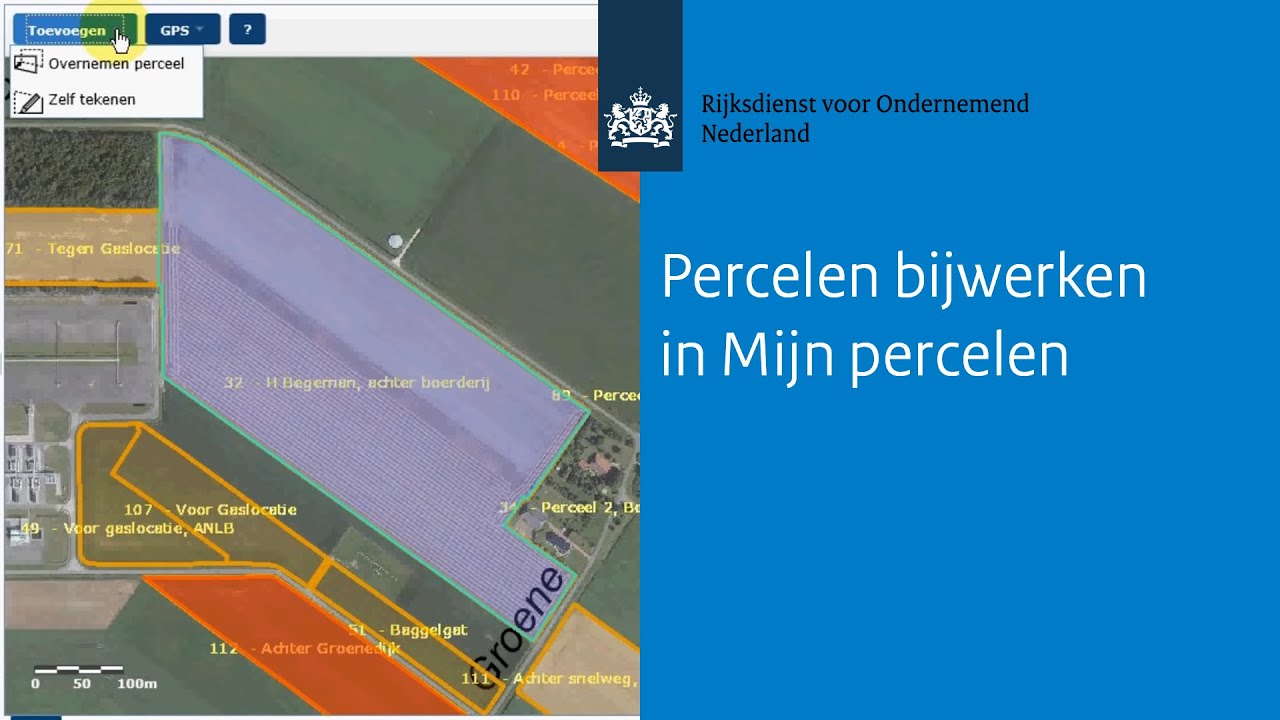 Percelen bijwerken in Mijn percelen - YouTube