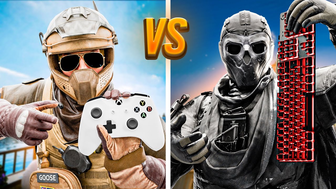 5 Console players vs 5 Pc Players - YouTube