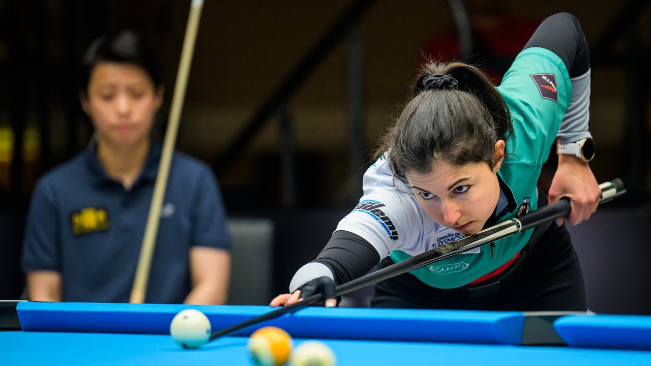 SEMI FINAL Meng-Hsia Hung vs K. Zlateva Alfa Las Vegas 10-Ball Open ...