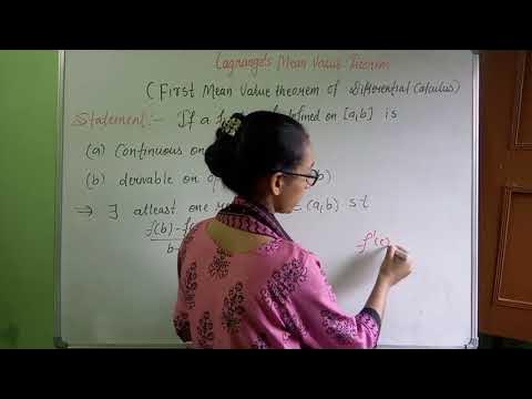 Lagrange's Mean Value theorem | Proof - YouTube