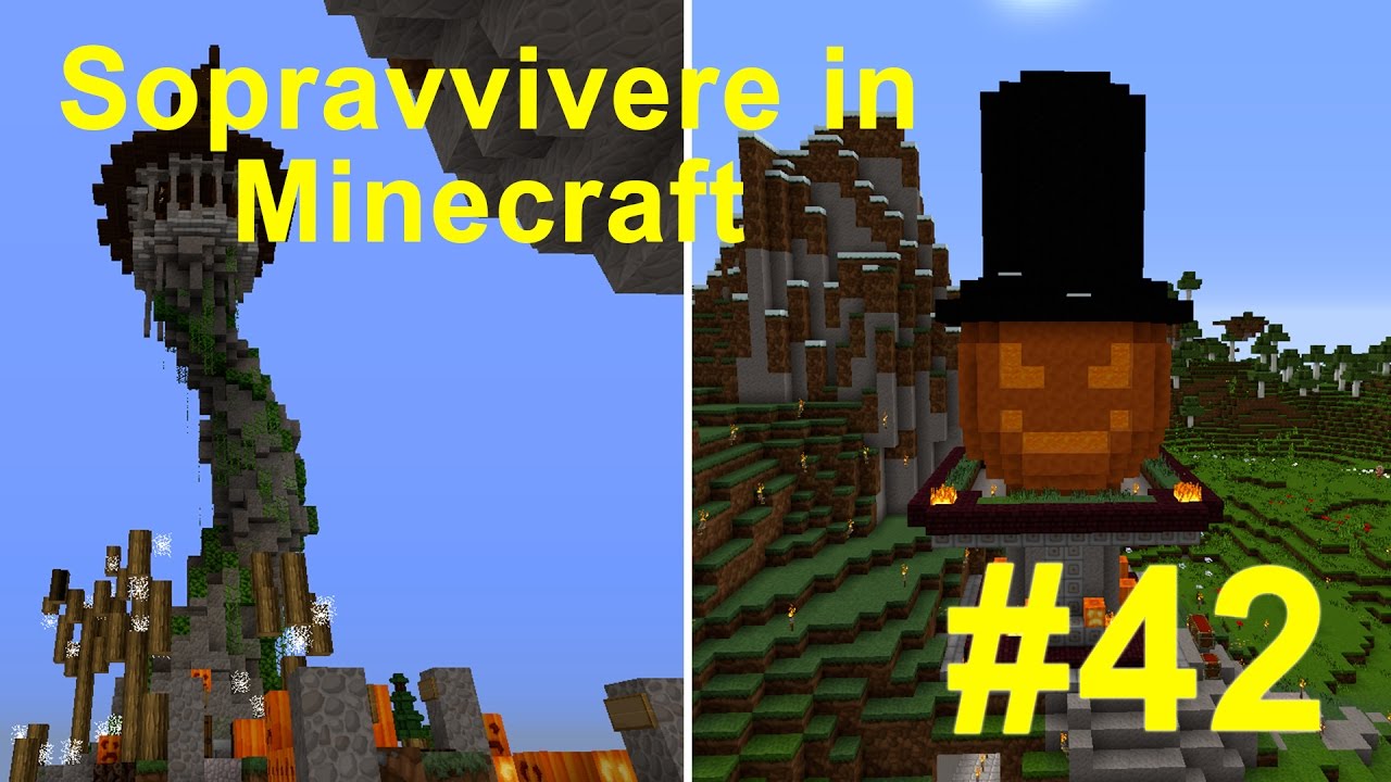 Sopravvivere in Minecraft Episodio 42 - Torre della Strega e monumento ...