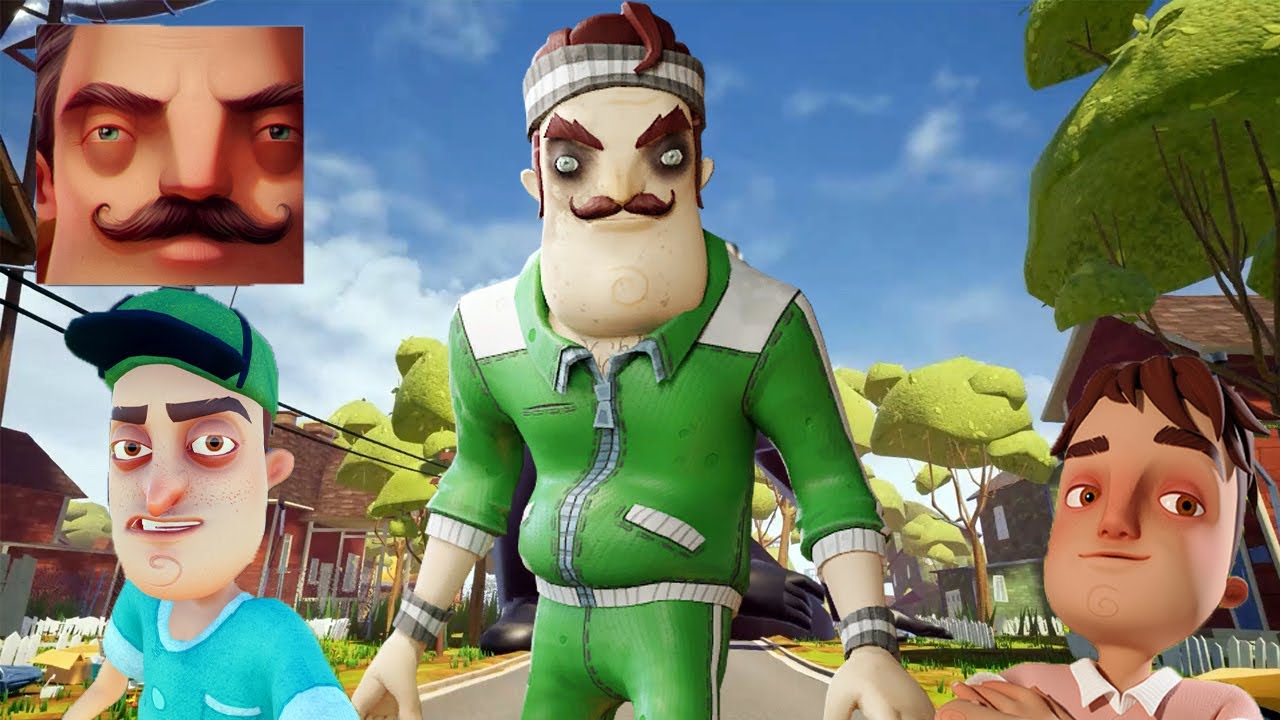 Hello Neighbor - My New Neighbor Butcher Tennis (Secret Neighbor) Act 2 ...