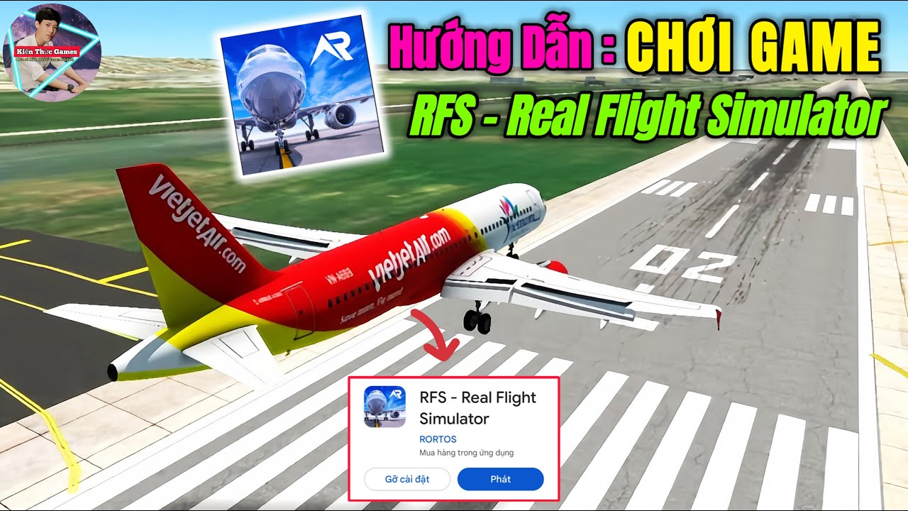 Hướng Dẫn Cách Chơi Game! RFS-Real Flight Simulator - Game Máy Bay Thời ...