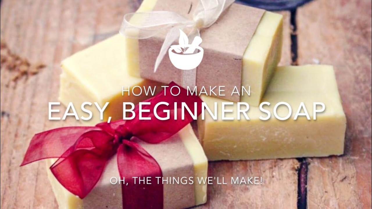 Easy, Basic Beginner Soap - YouTube