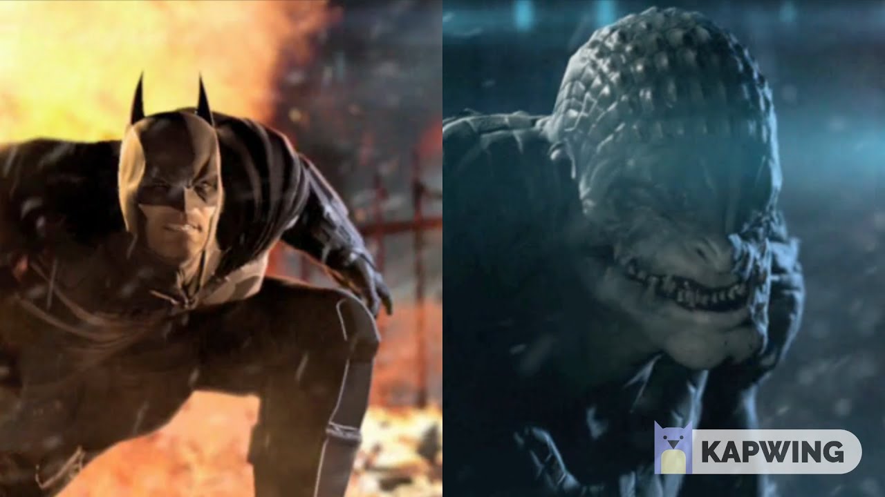 Batman Arkham Origins Killer Croc Boss Fight Youtube