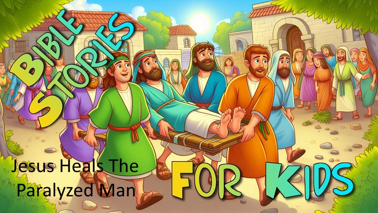 Jesus Heals A Paralyzed Man Bible App For Kids Story Shannon Yager