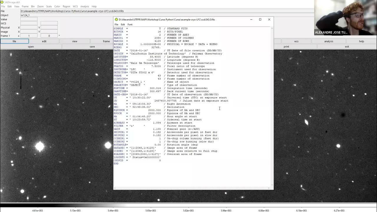 Minicurso Python para Astronomia II - Dr Alexandre Mello - YouTube