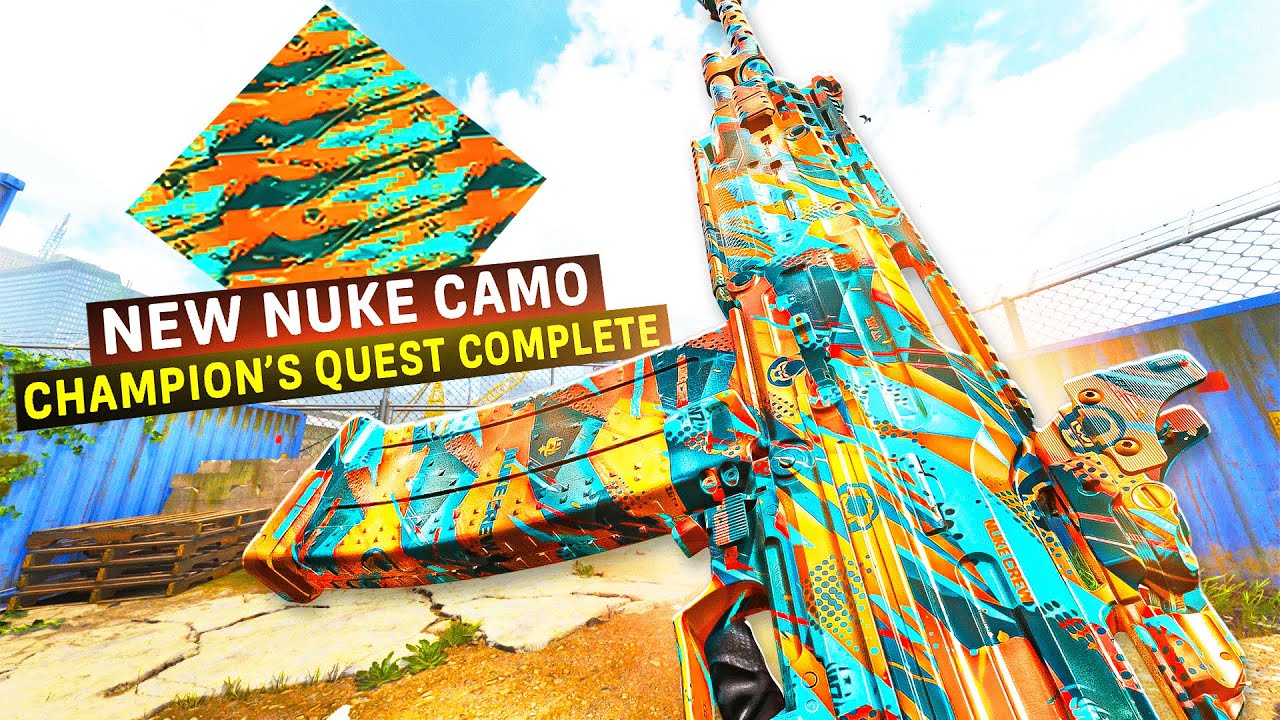 UNLOCKING the GAMMA STORM NUKE Camo in Warzone! (Champion’s Quest ...