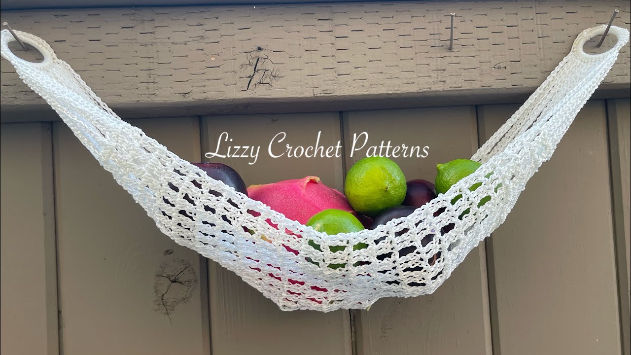 Amaca tejida a crochet paso a paso - YouTube