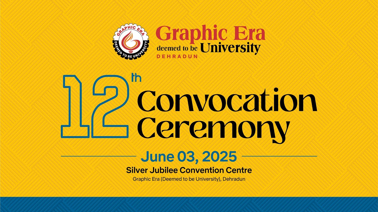 𝟏𝟐𝐭𝐡 𝐂𝐨𝐧𝐯𝐨𝐜𝐚𝐭𝐢𝐨𝐧 𝐂𝐞𝐫𝐞𝐦𝐨𝐧𝐲 | 𝐆𝐫𝐚𝐩𝐡𝐢𝐜 𝐄𝐫𝐚 (𝐃𝐞𝐞𝐦𝐞𝐝 𝐭𝐨 𝐛𝐞 𝐔𝐧𝐢𝐯𝐞𝐫𝐬𝐢𝐭𝐲) - YouTube