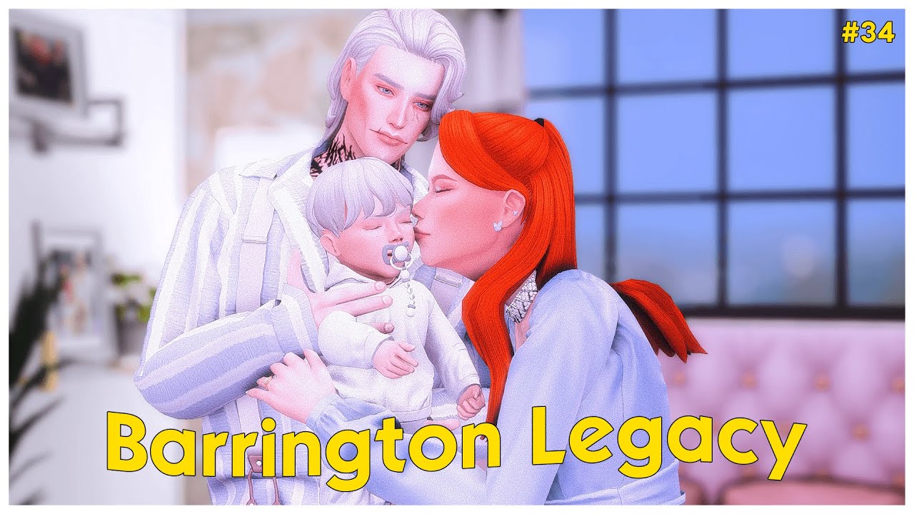 #34 Династия Баррингтон 🍼 Семейный геймплей 💛 TS4 STREAM - YouTube