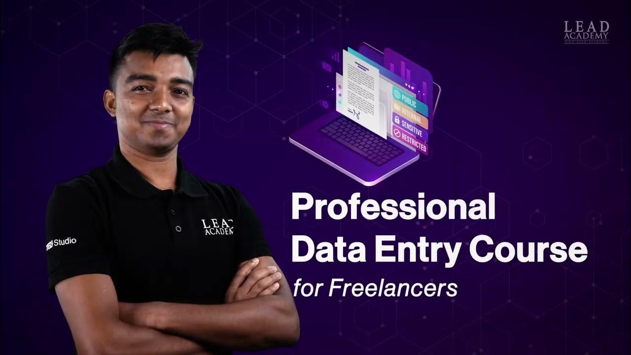 Professional Data Entry Course for Freelancers l Basic to Advance Data ...