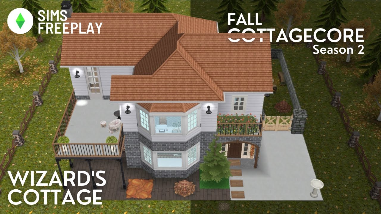 House Tour #16 - Fall Cottagecore Home | Millenium Sims - YouTube