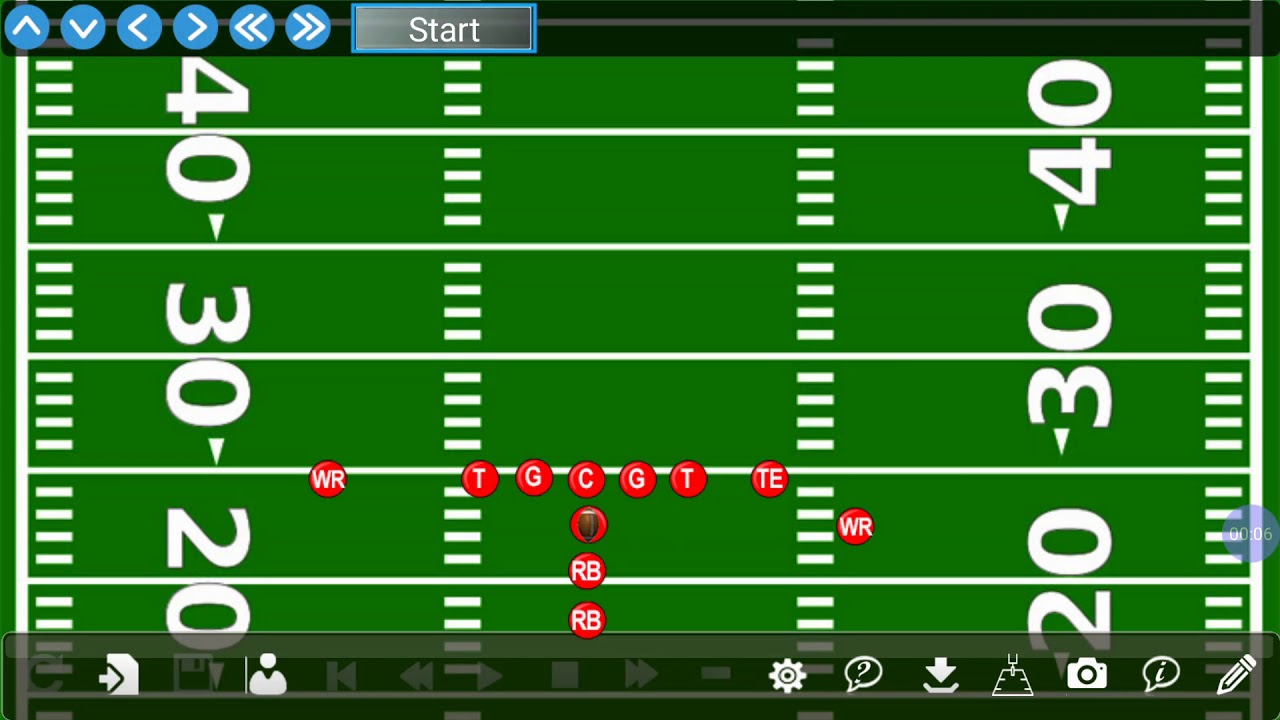 Quickly Designing a Play or Drill with Playdesigner Football. - YouTube