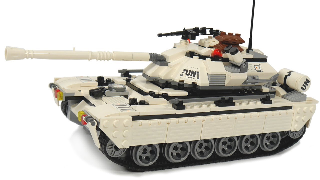 Build Your Own Lego Tank: Unboxing Qman Thunder Mission 3206 Tank ...
