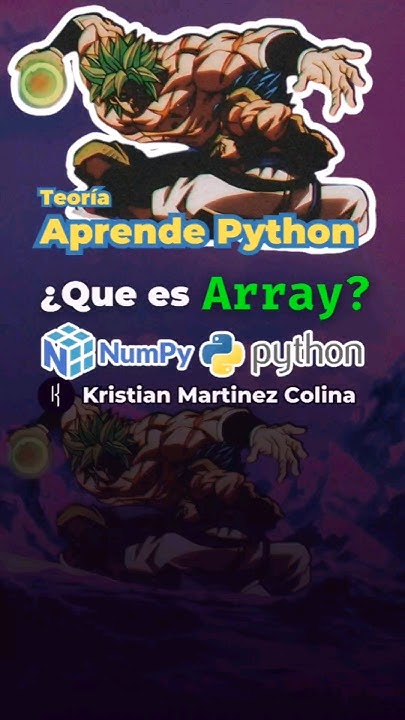 ¿Que es un array en Numpy? - YouTube