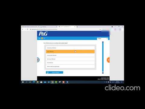 P&G Peak Performance Assessment